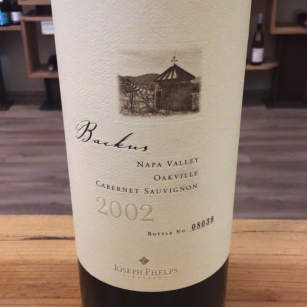 Joseph Phelps ‘02 Cabernet Sauvignon Backus Vineyard – Point de Chêne